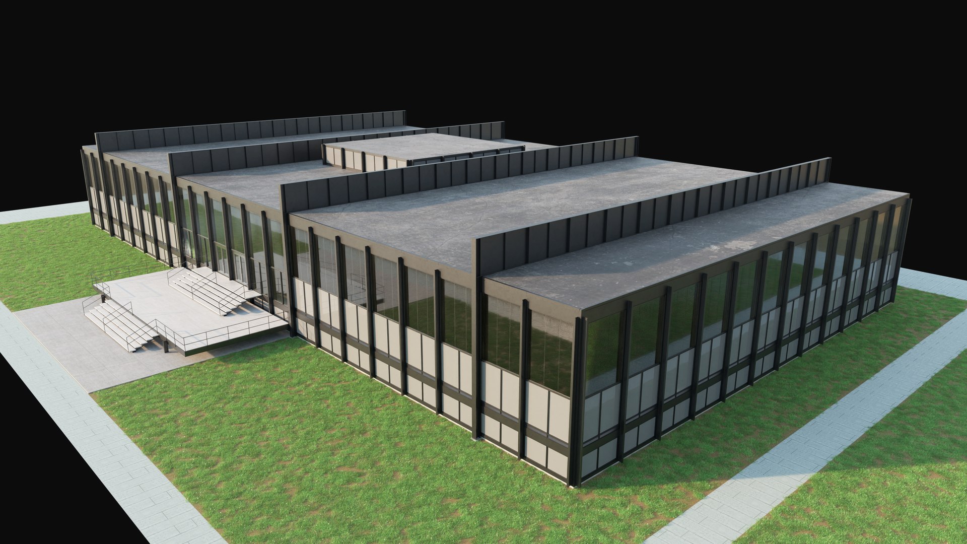 3D Model Structure Building - TurboSquid 1619227