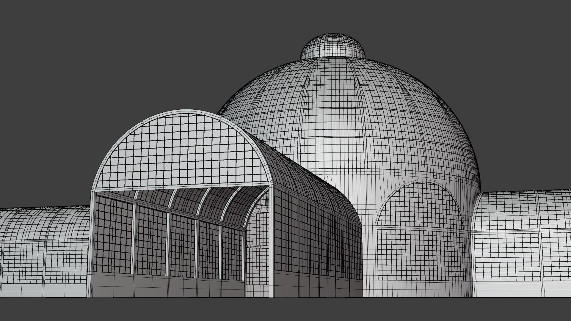Pavilion Glass Building 3D Model - TurboSquid 2149272