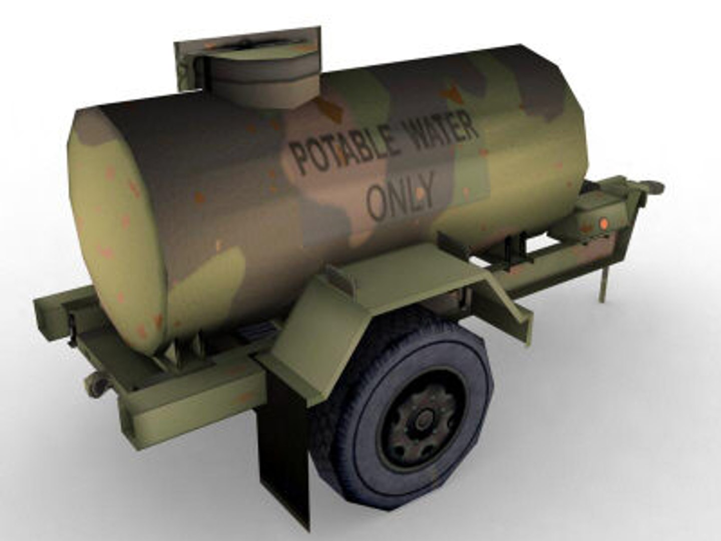 Military Water Tank Openflight 3ds