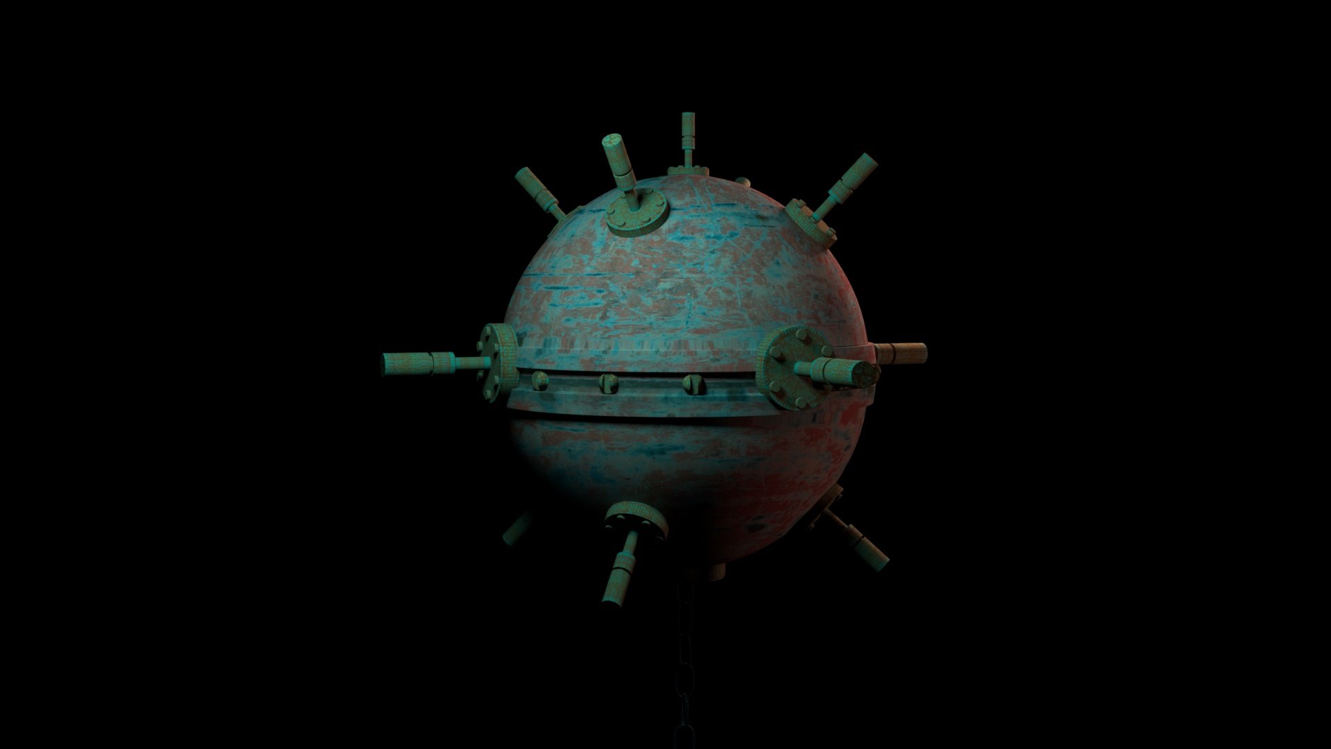 Deep-sea Mine 3D Model - TurboSquid 1877719
