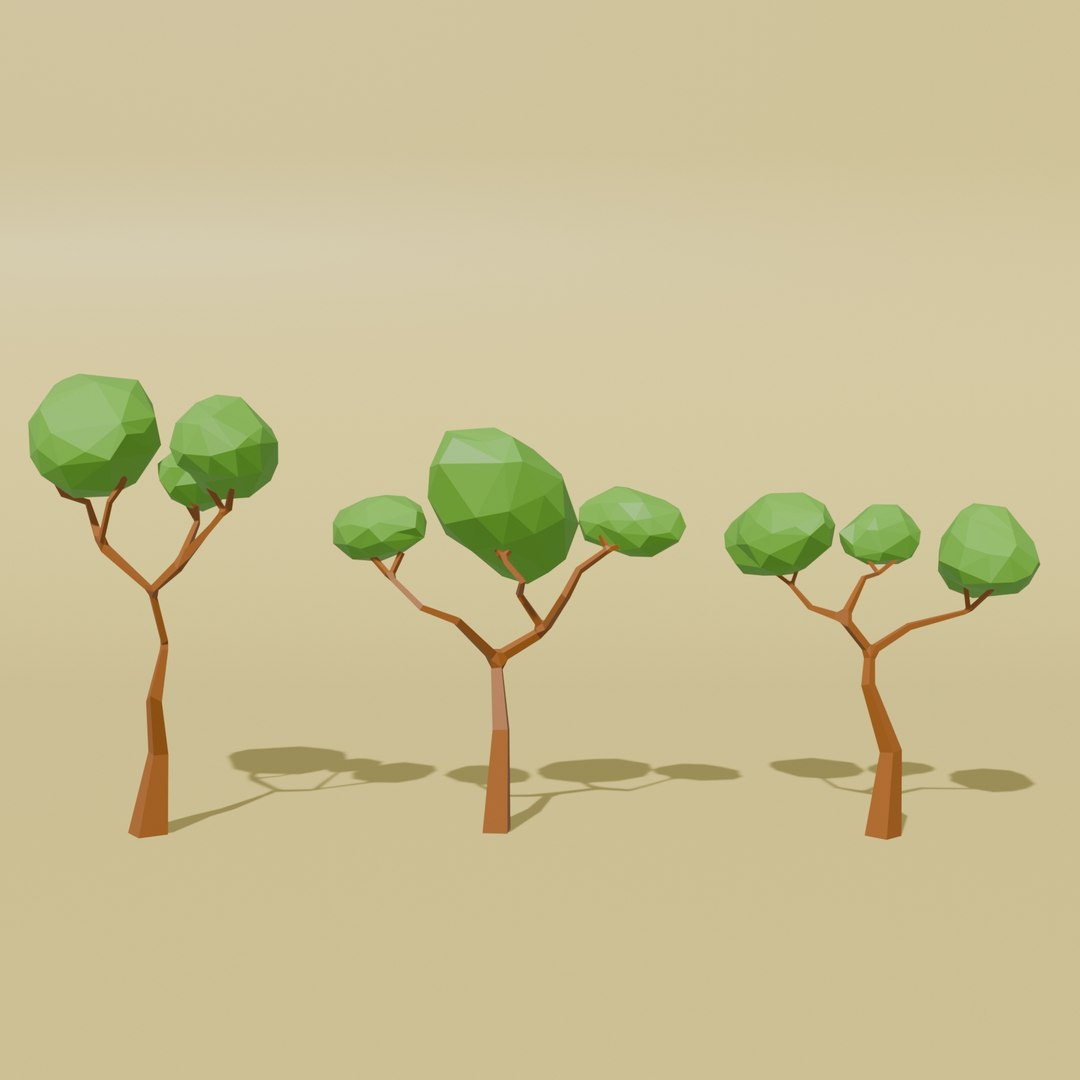 Low Poly Nature Pack Vol 1 Model - TurboSquid 2208461