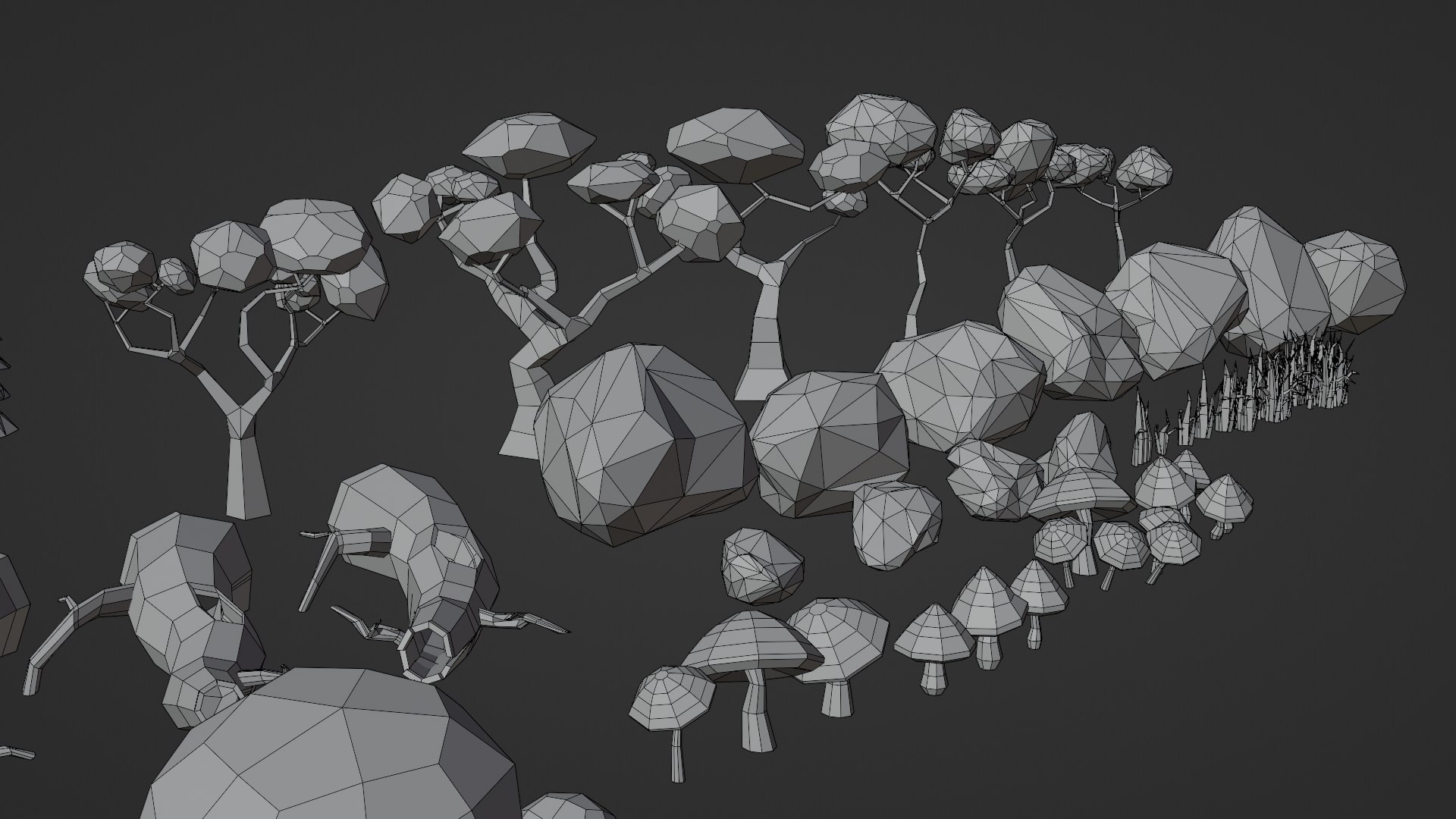 Low Poly Nature Pack Vol 1 Model - TurboSquid 2208461