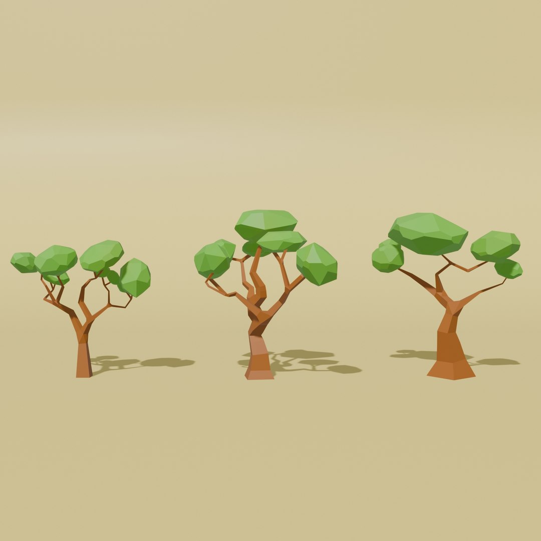 Low Poly Nature Pack Vol 1 Model - TurboSquid 2208461