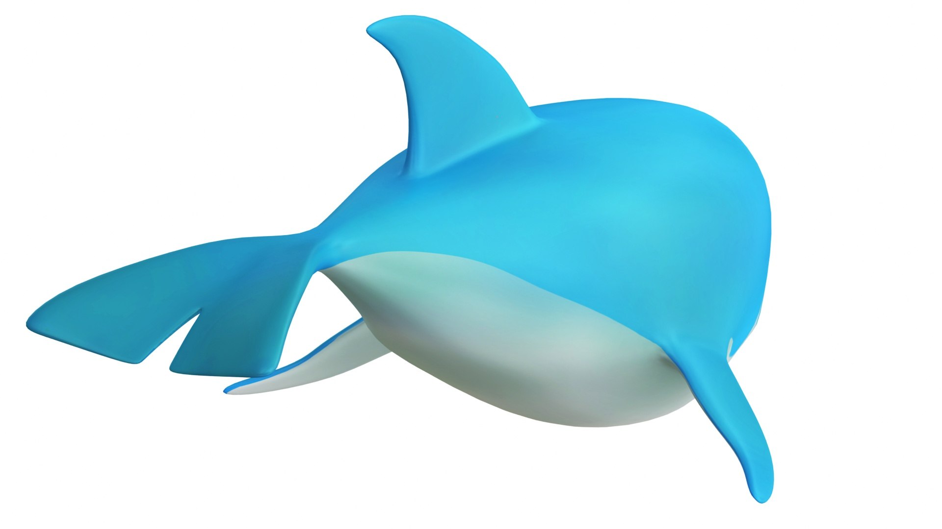 Cartoon Dolphin 3D - TurboSquid 2081068