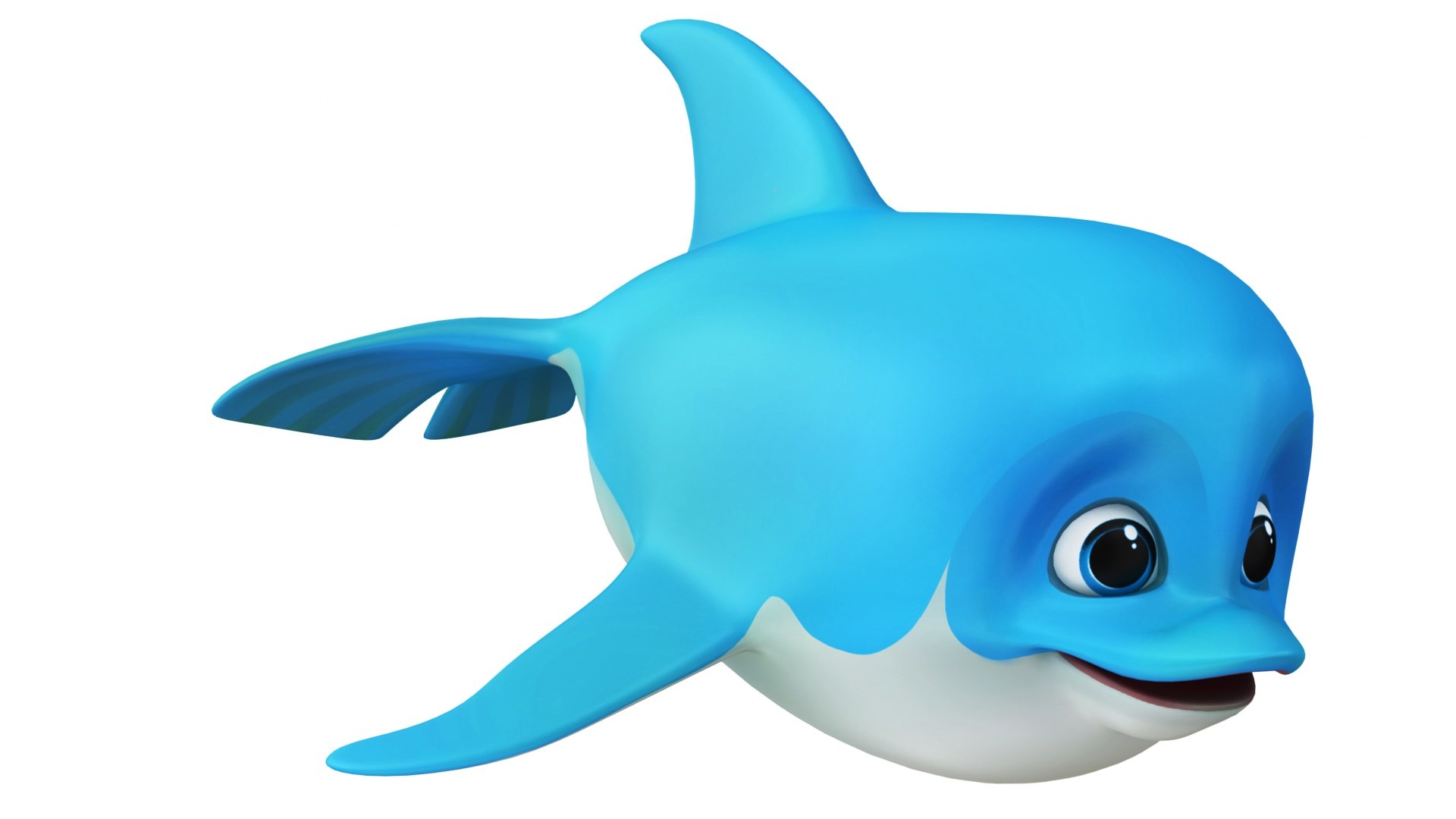 Cartoon Dolphin 3D - TurboSquid 2081068