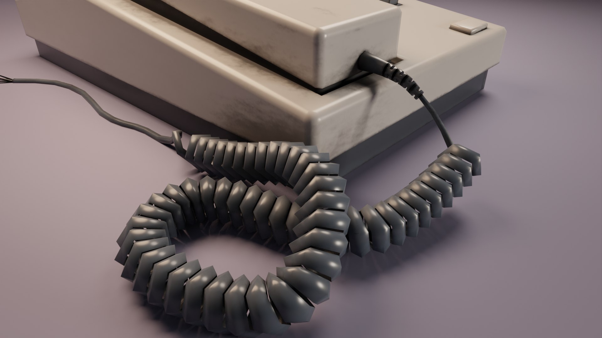 Old Office Phone Model - TurboSquid 2016047