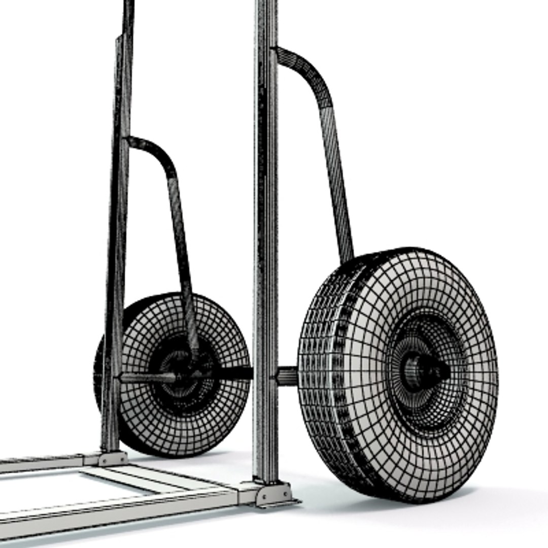 3ds Max Luggage Cart