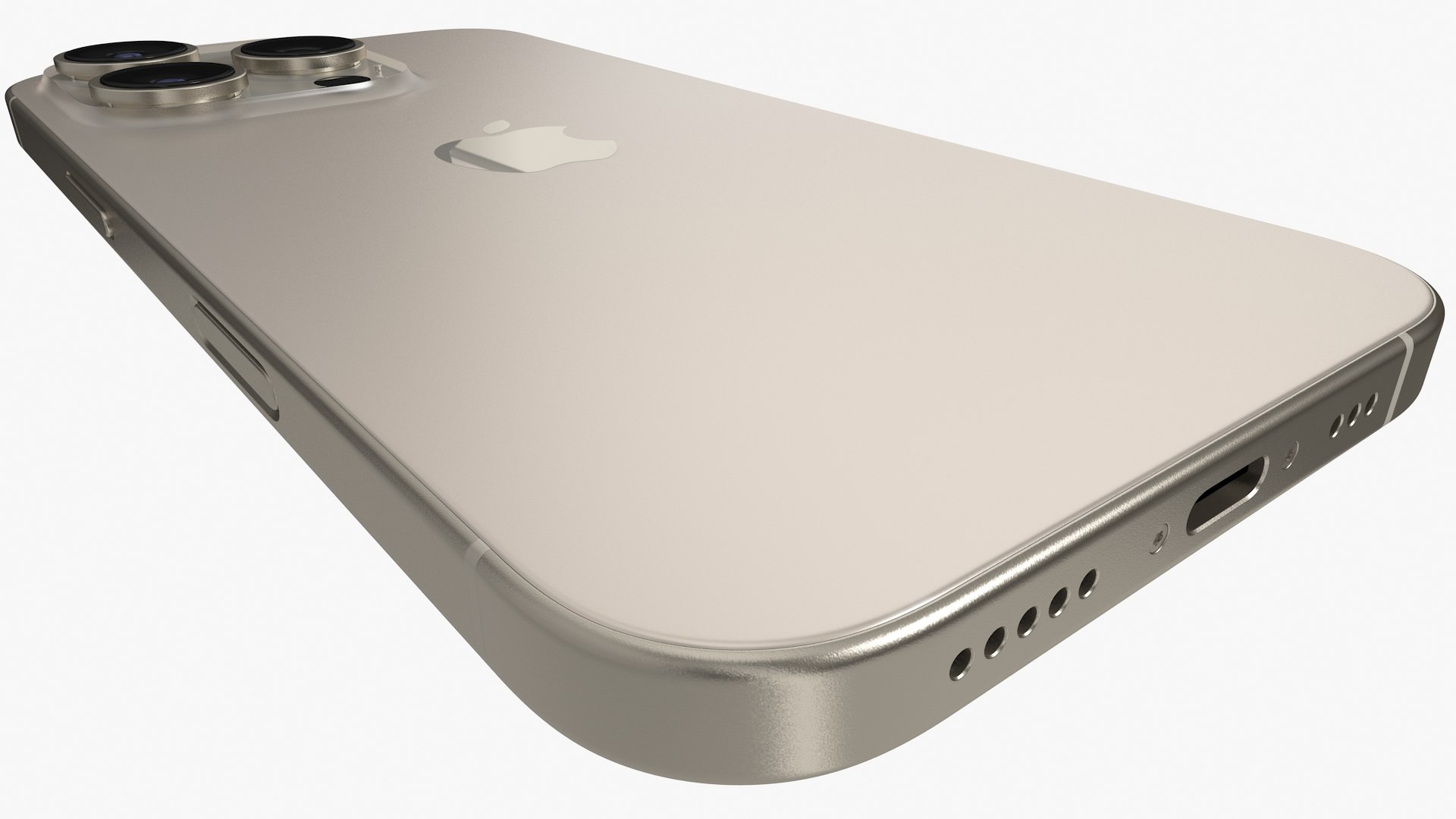 Apple IPhone 16 Pro Natural Titanium 3D Model - TurboSquid 2280669