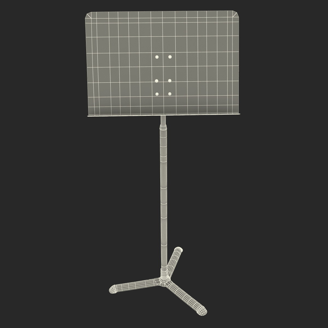 Music Stand 3d Max
