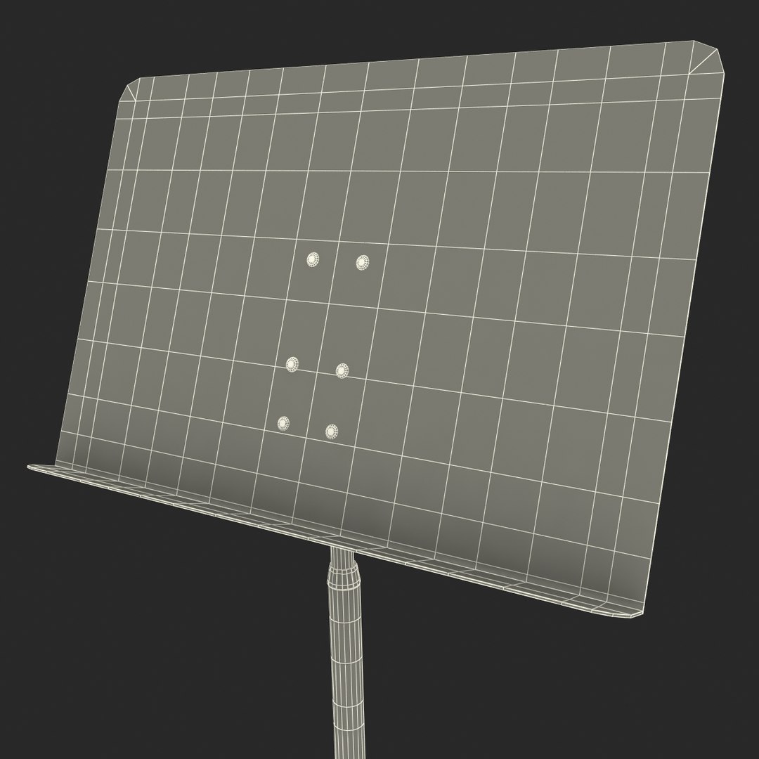 Music Stand 3d Max