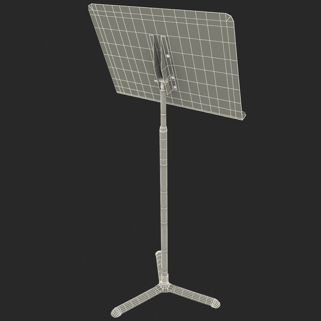 Music Stand 3d Max
