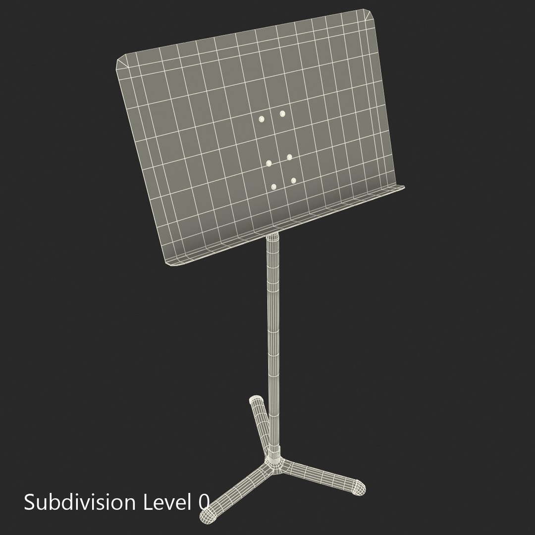 Music Stand 3d Max