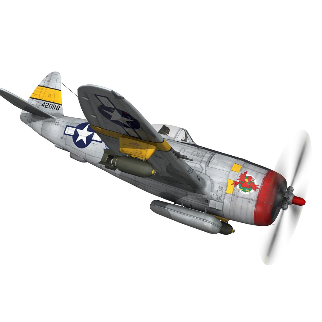 3D model republic p-47d thunderbolt - - TurboSquid 1189921