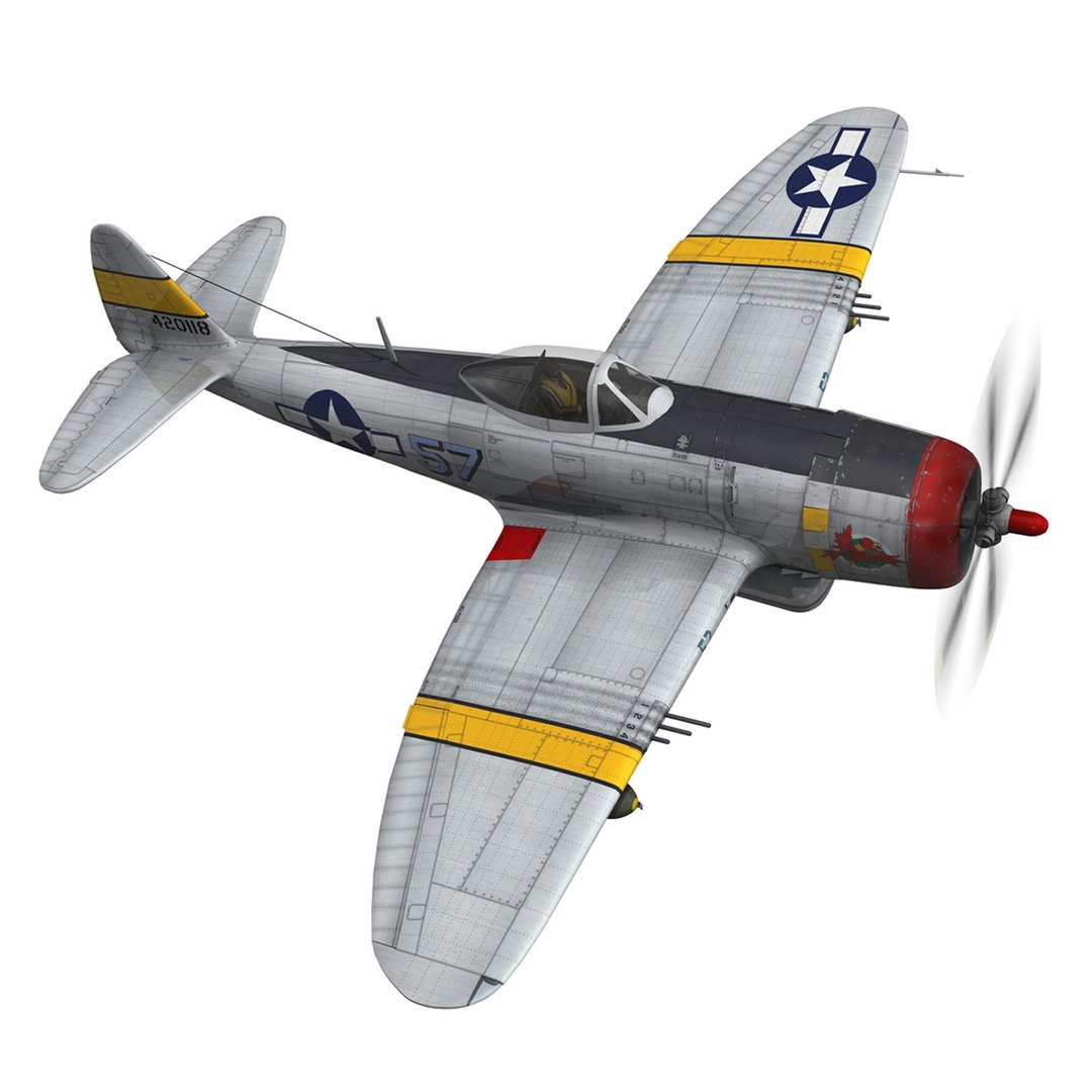3D model republic p-47d thunderbolt - - TurboSquid 1189921