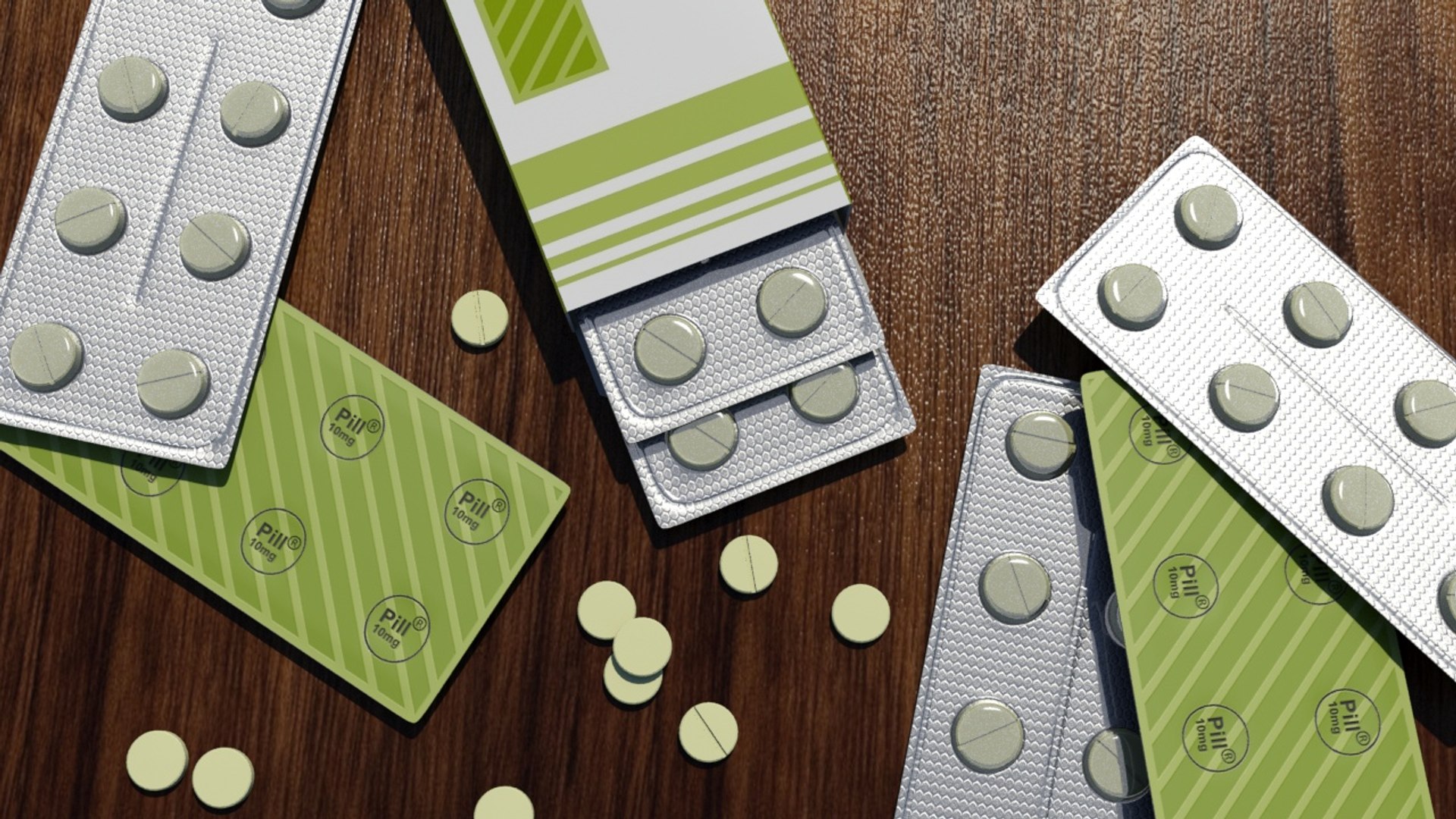 medic pill 3d model