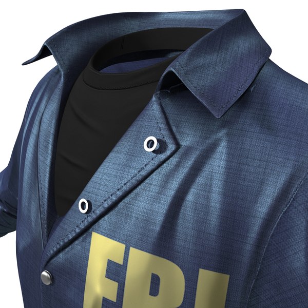 fbi agent clothes 2 3d c4d