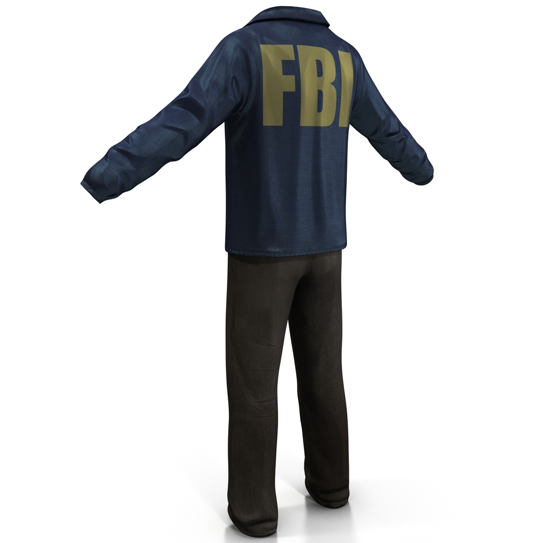 fbi agent clothes 2 3d c4d