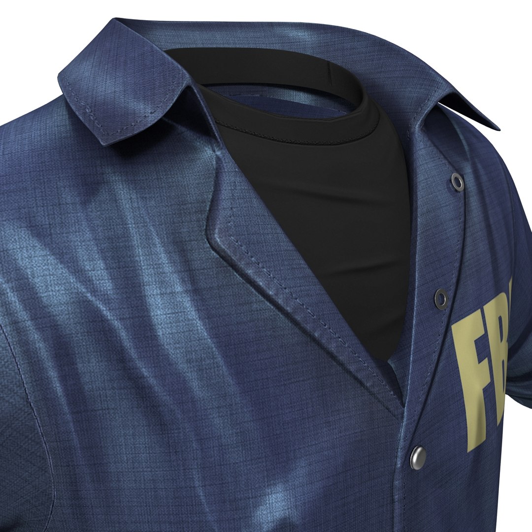 fbi agent clothes 2 3d c4d