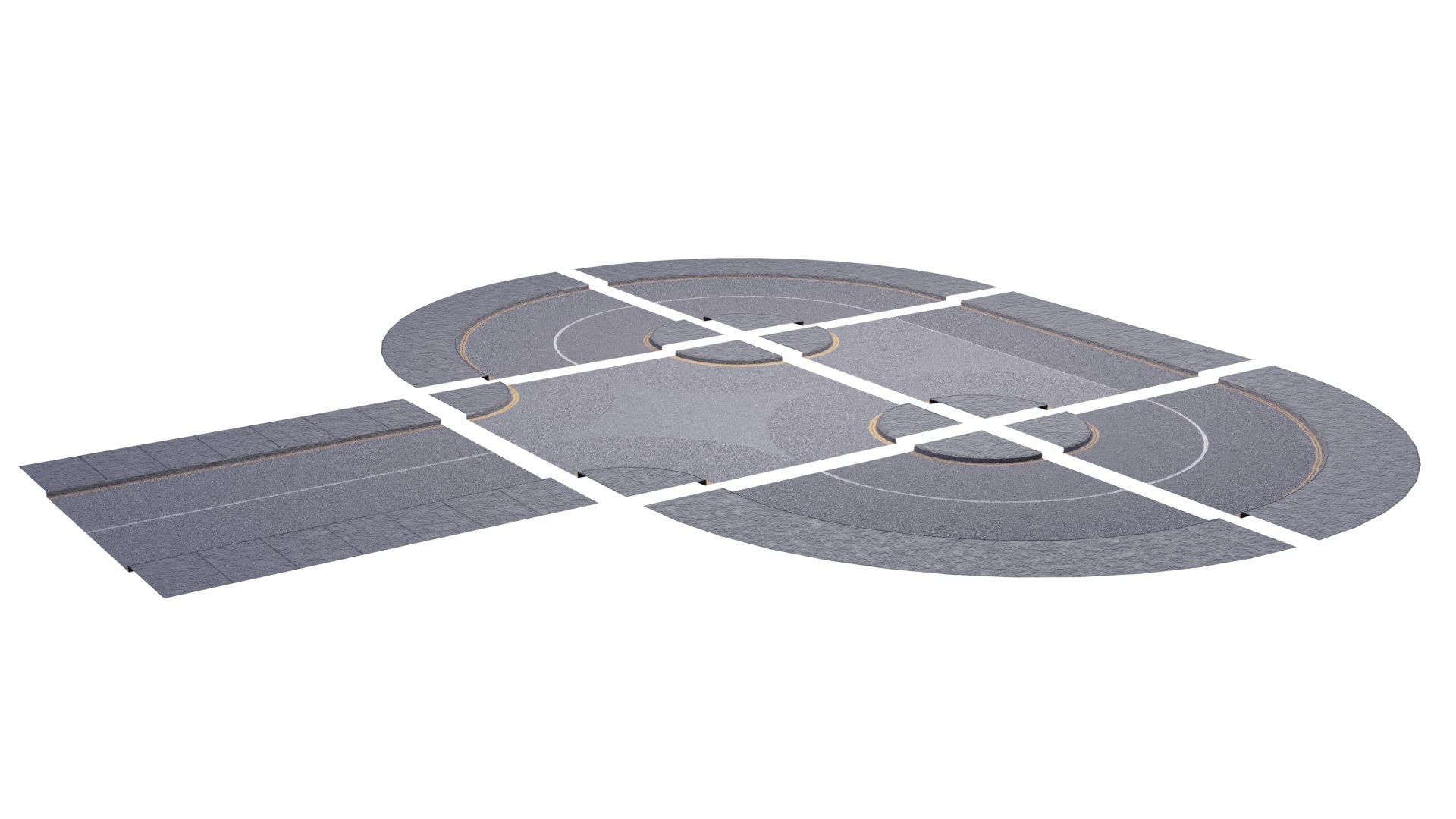 Road System Vol.2 3D Model - TurboSquid 1728956