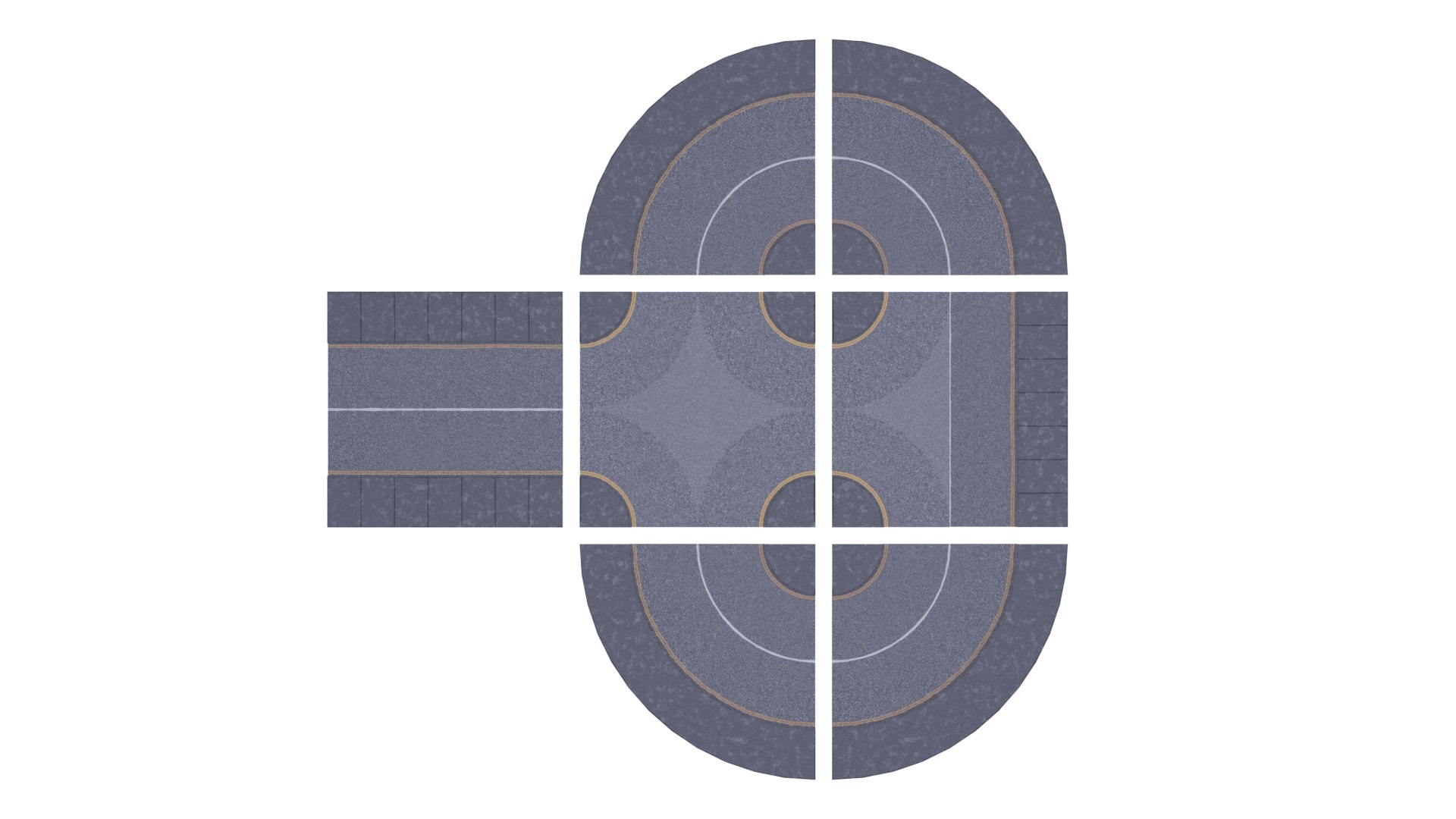Road System Vol.2 3D Model - TurboSquid 1728956