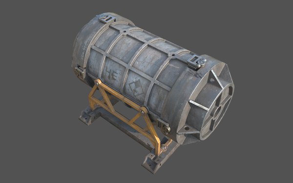 Sci-fi barrel 3D - TurboSquid 1472148