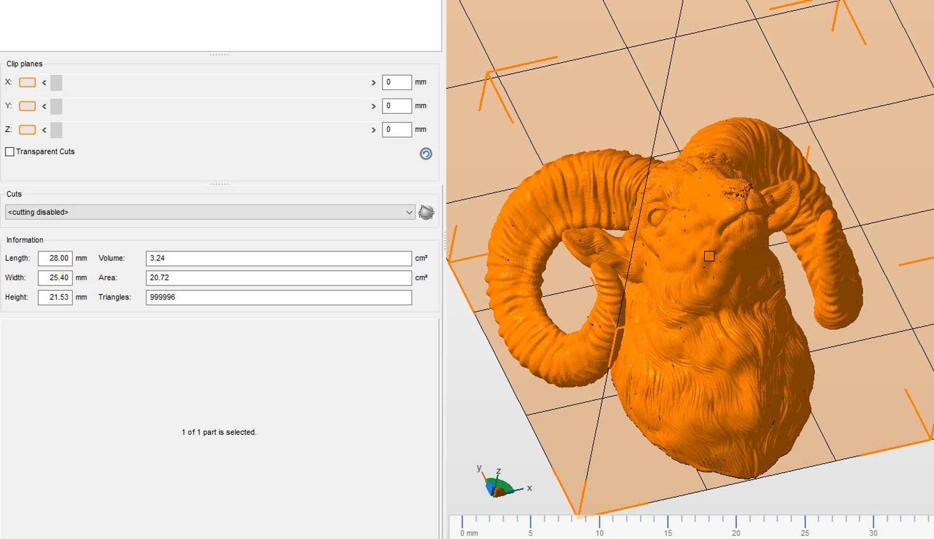 3D Big Horned Ram - TurboSquid 1860062