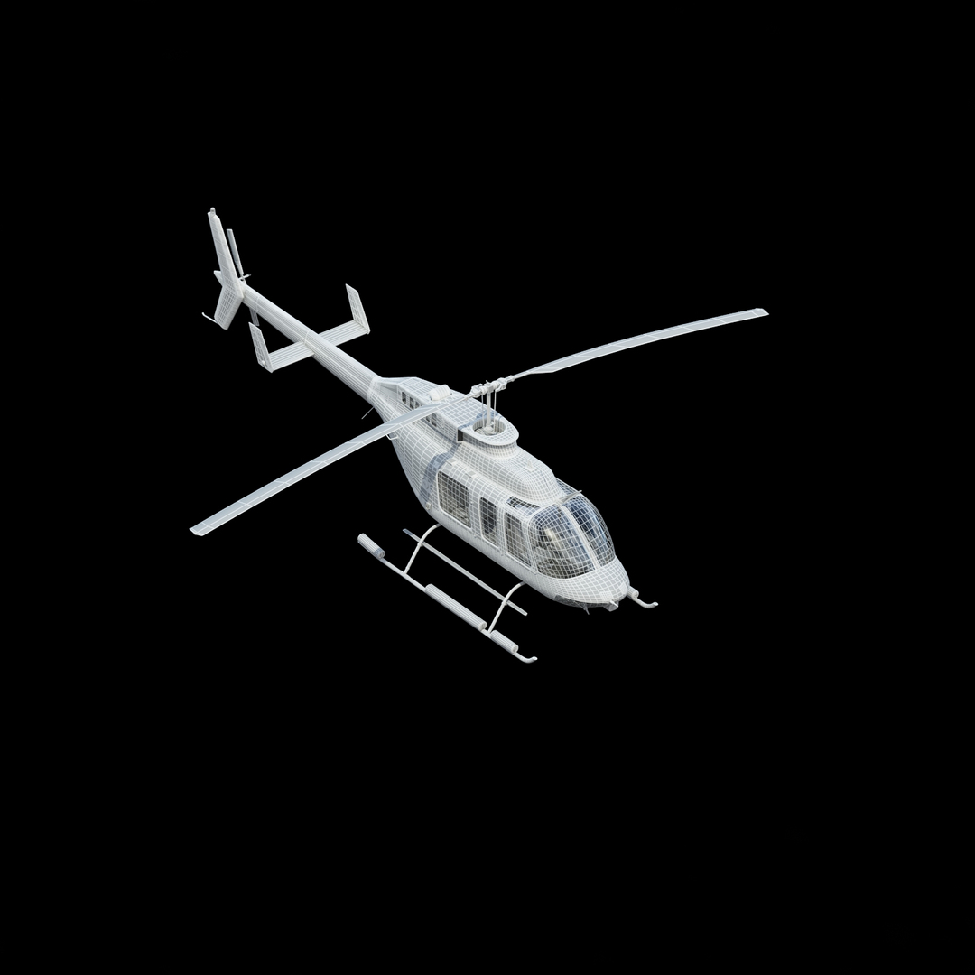 3ds Max Helicopter Bell
