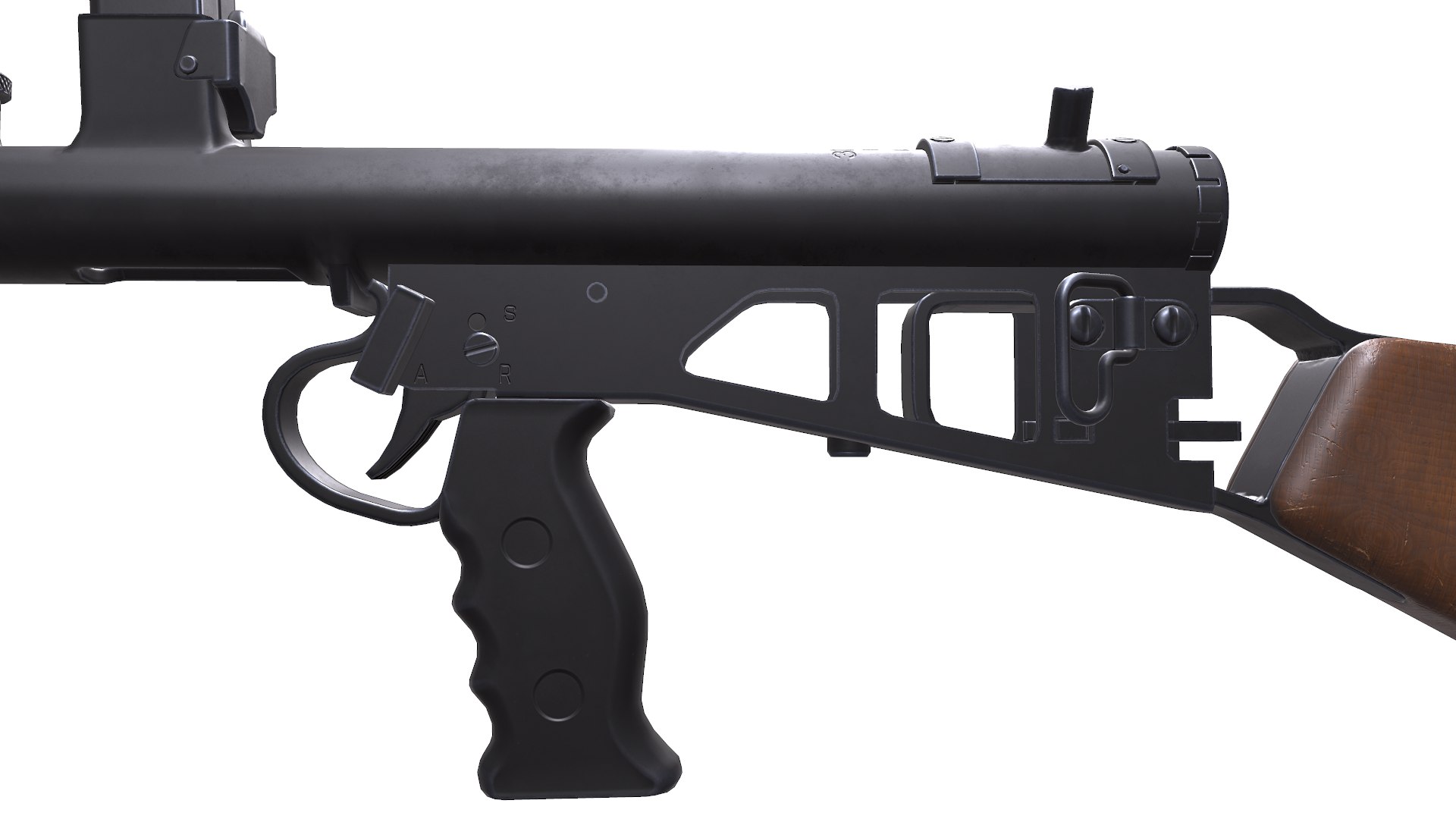 3D Owen Gun MK 2 Low-poly PBR - TurboSquid 2039791