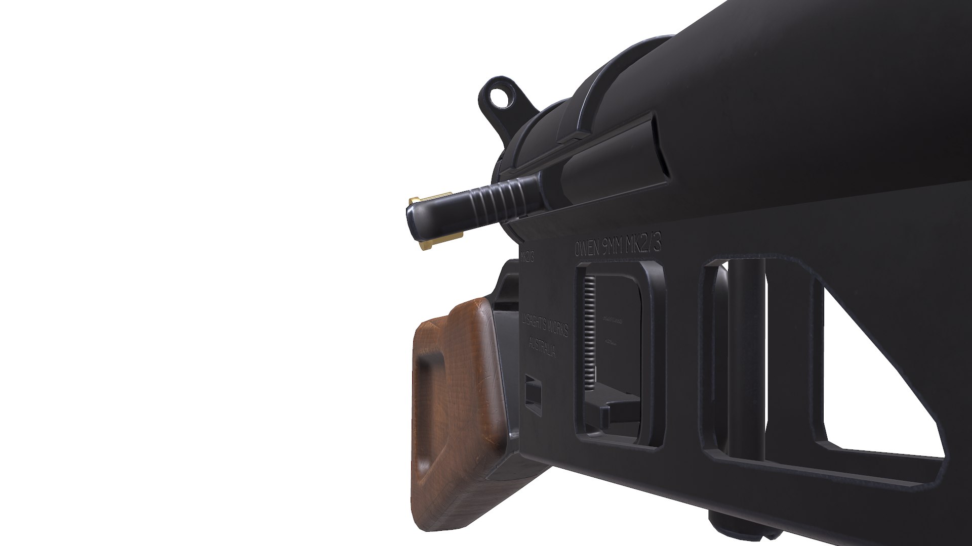 3D Owen Gun MK 2 Low-poly PBR - TurboSquid 2039791