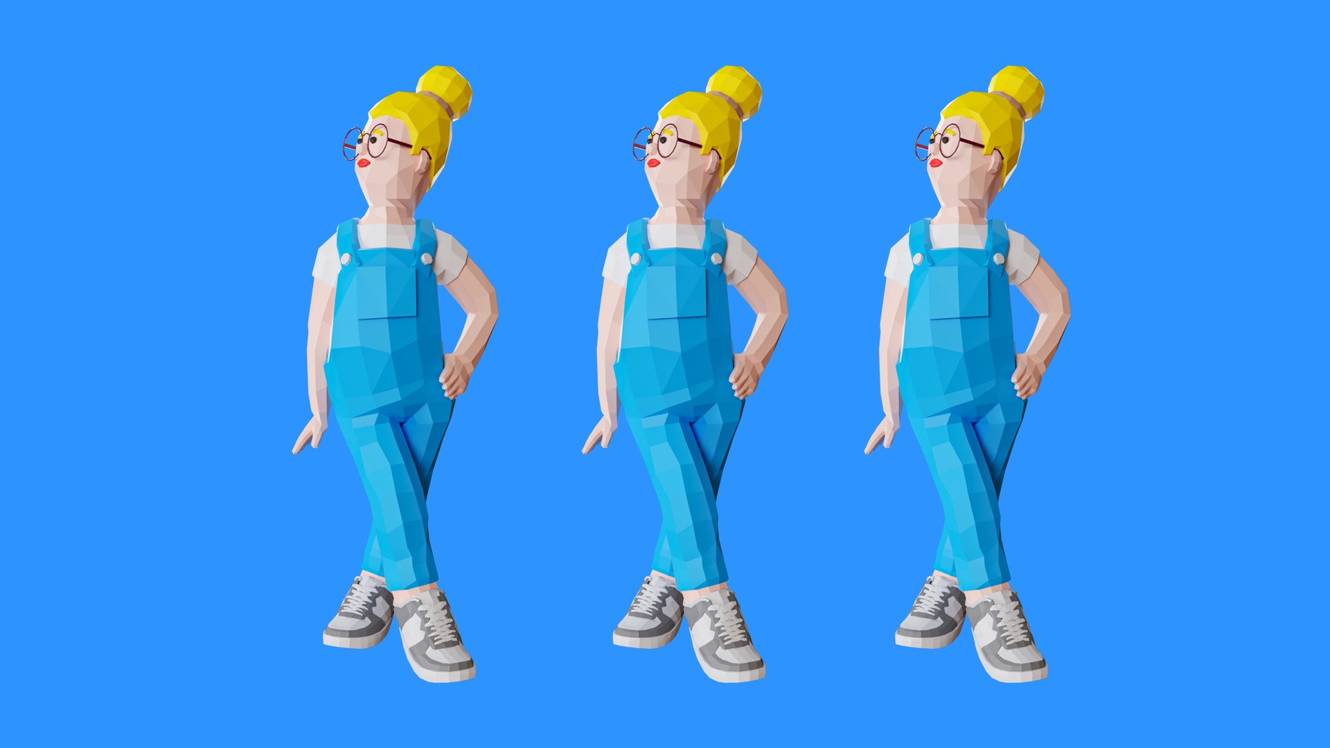 3D Characters 6 13 Polygon Model - TurboSquid 1932237