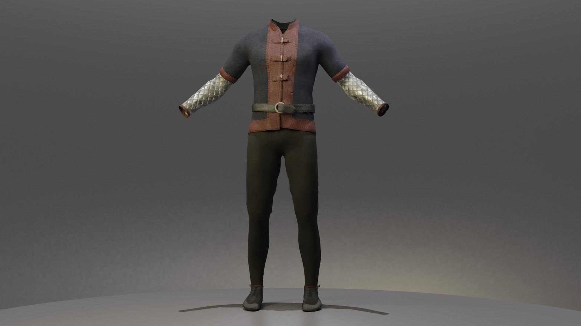 Four Guard Man Suits 3D Model - TurboSquid 1810948