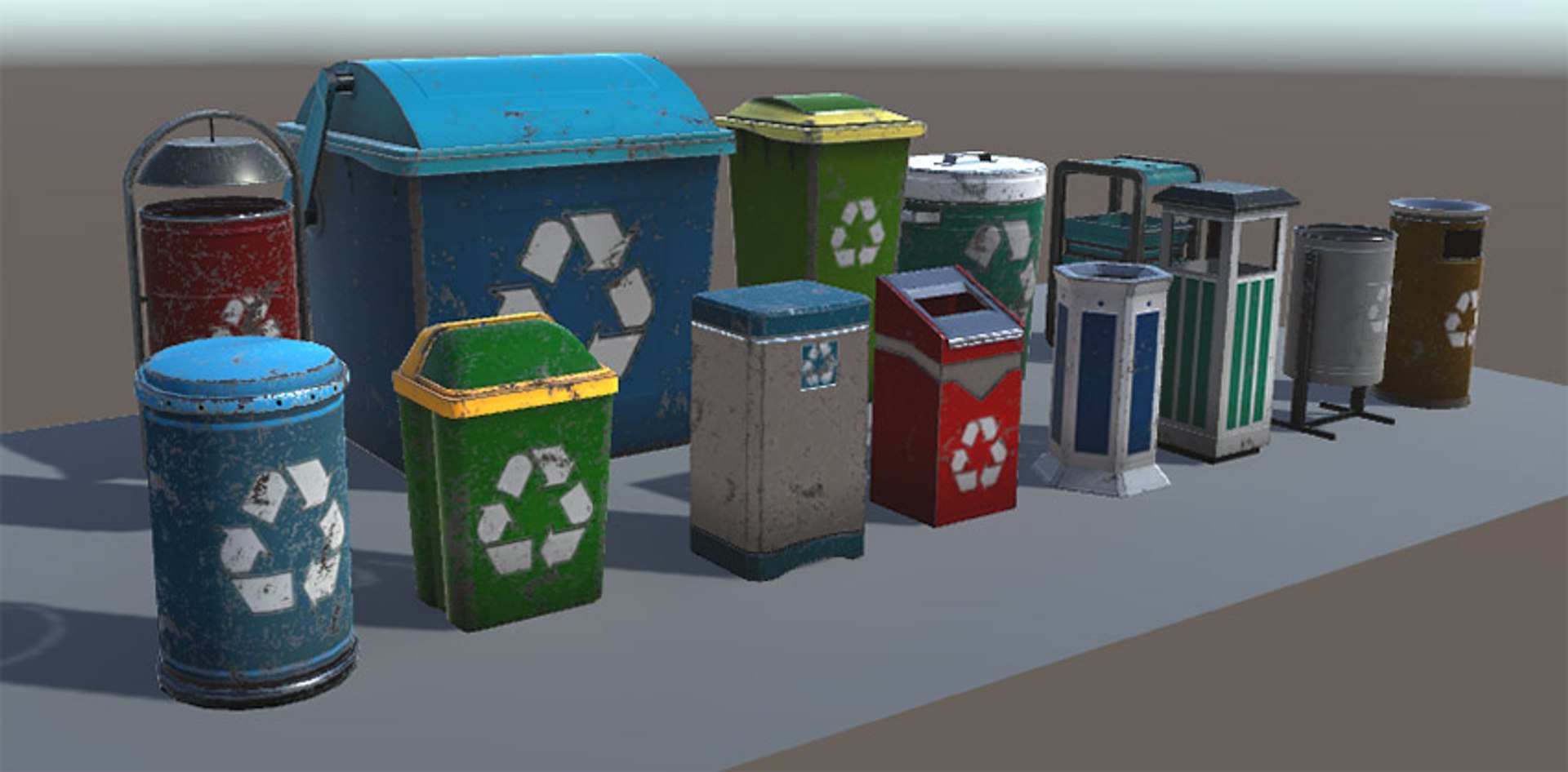 Trash 3d Model