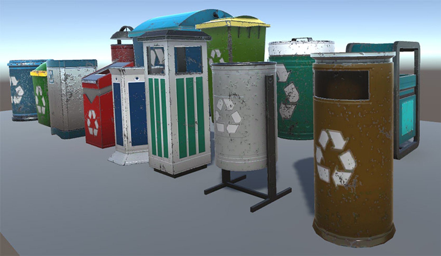 Trash 3d Model