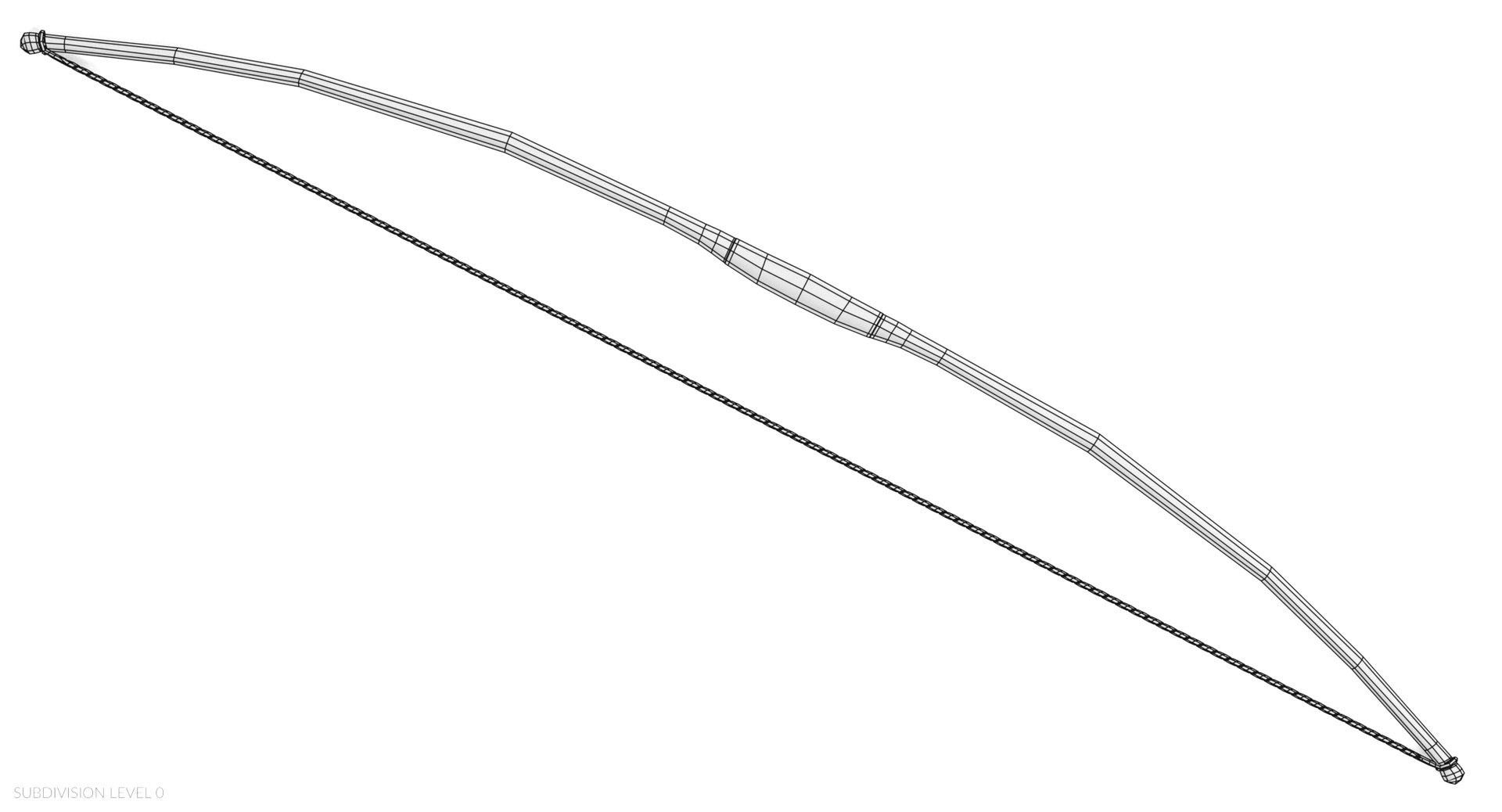 Viking bow 3D model - TurboSquid 1310860