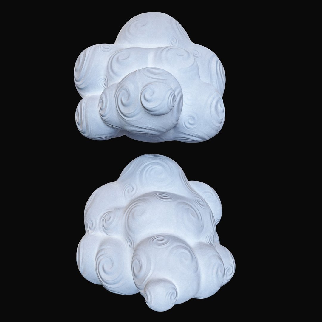 Decorative cloud 3D - TurboSquid 1435484