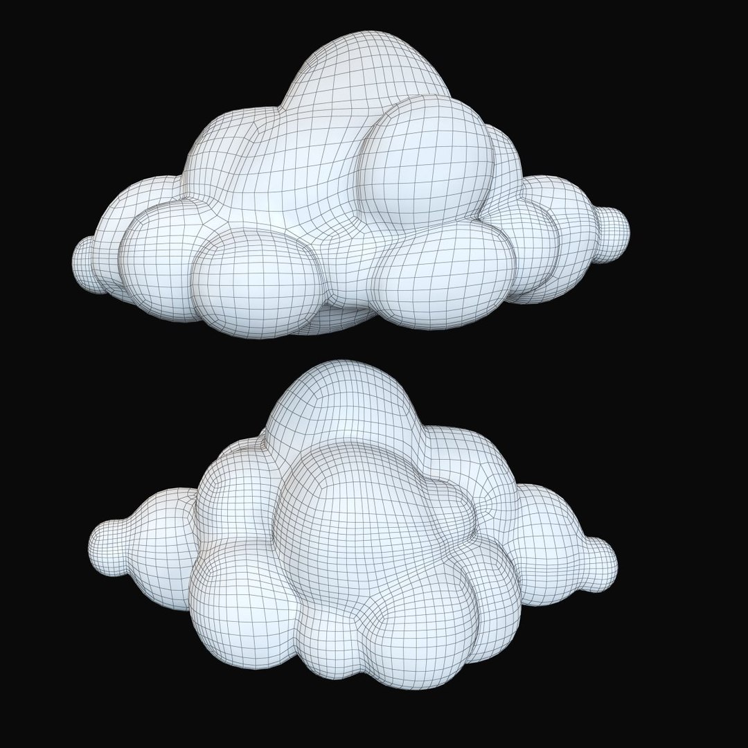 Decorative cloud 3D - TurboSquid 1435484