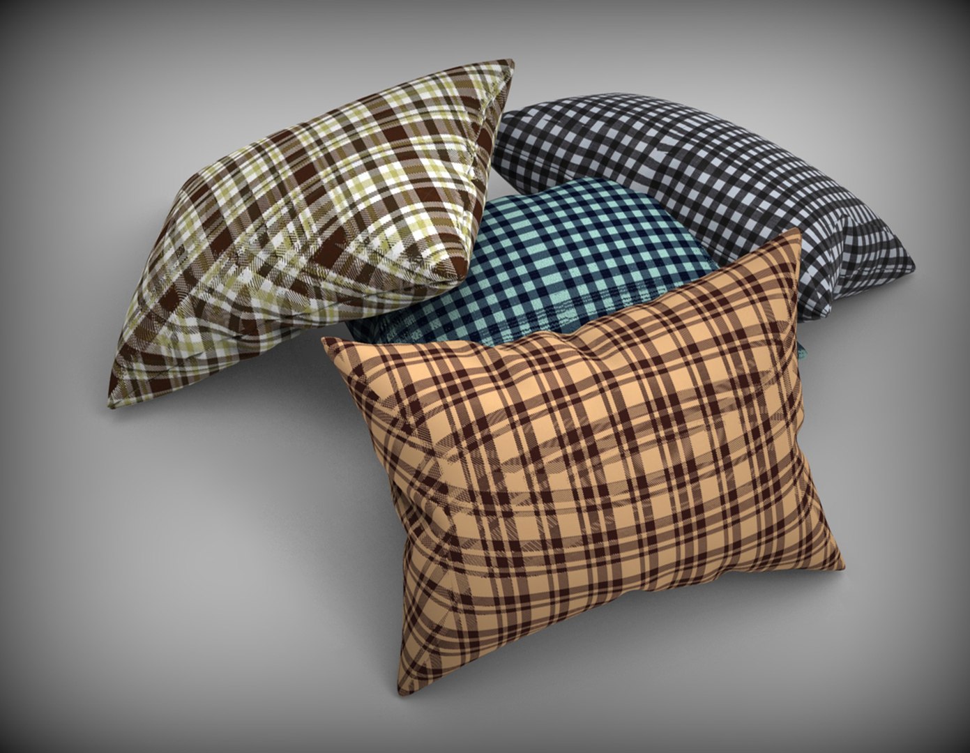 Pillows 3D Model - TurboSquid 1833280