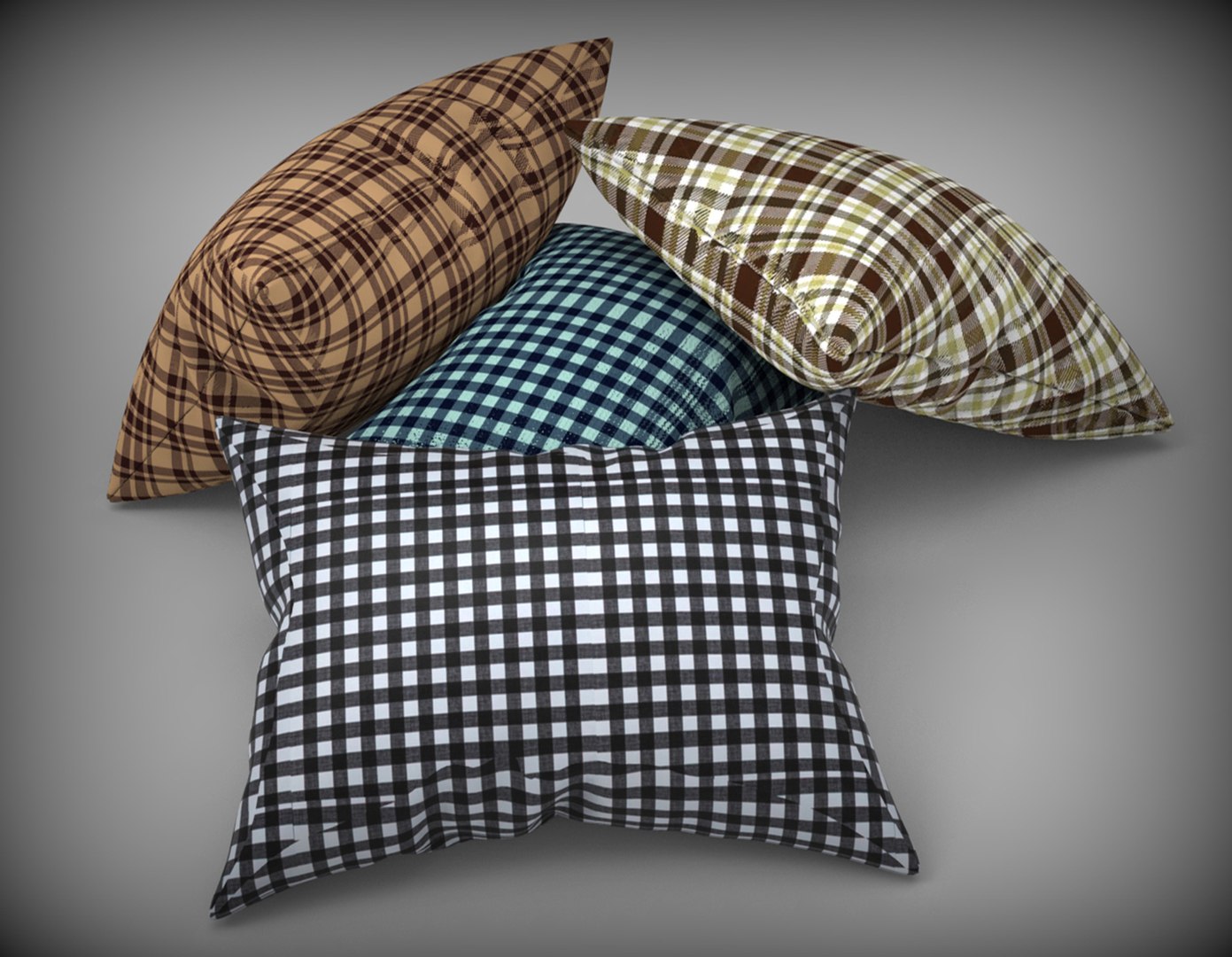 Pillows 3D Model - TurboSquid 1833280
