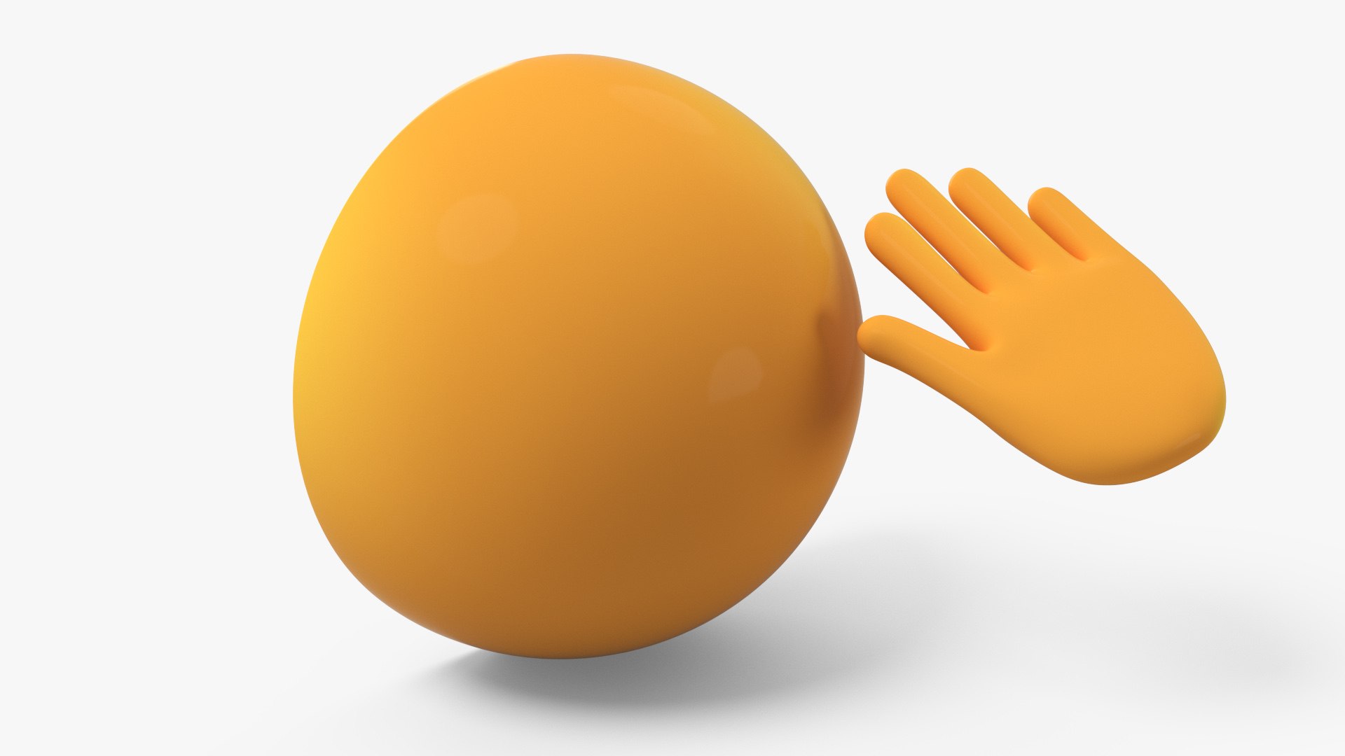 3D Emoji Saluting Face Model - TurboSquid 2239275