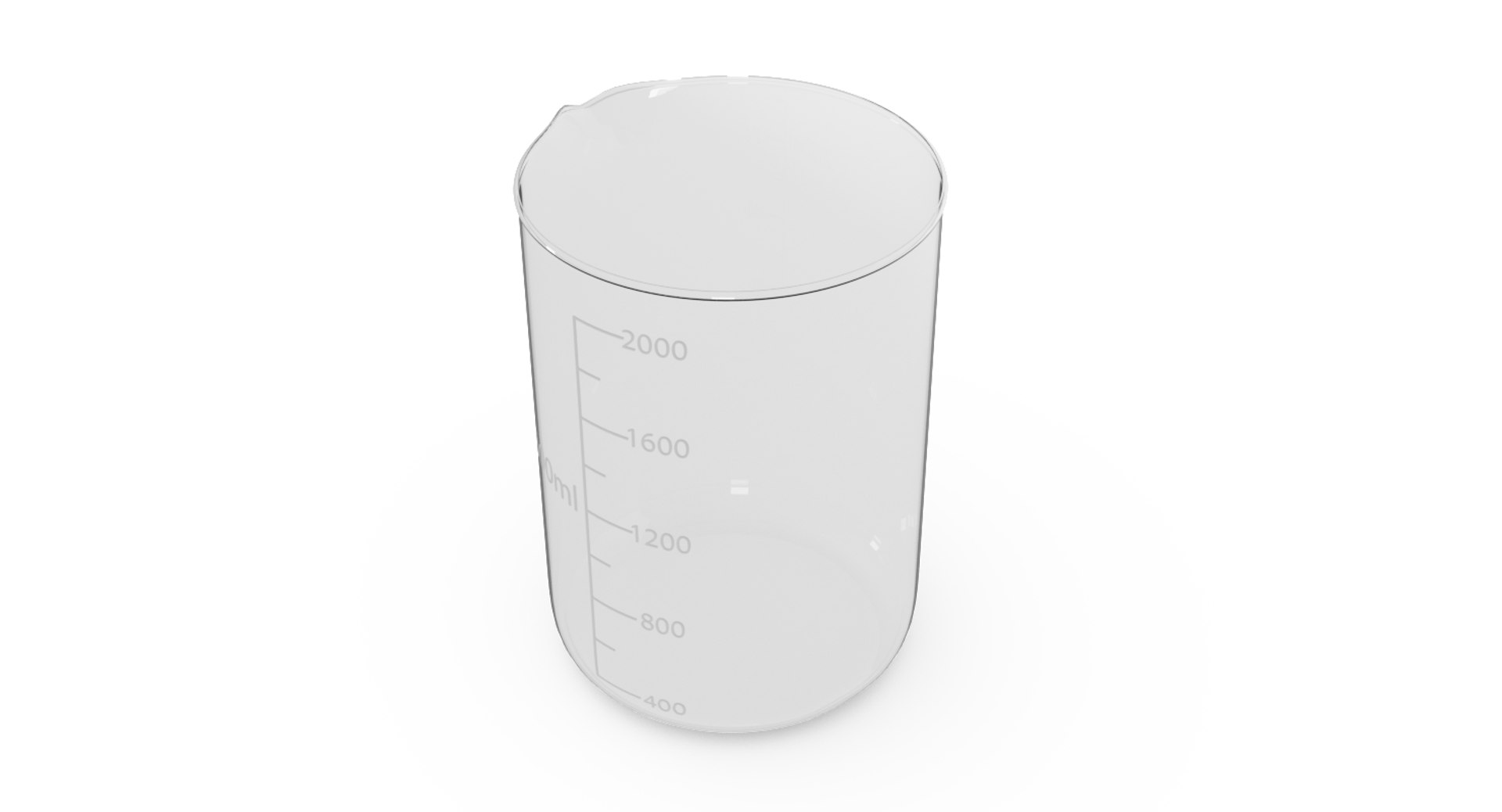 Beakers 3D Model - TurboSquid 1406328