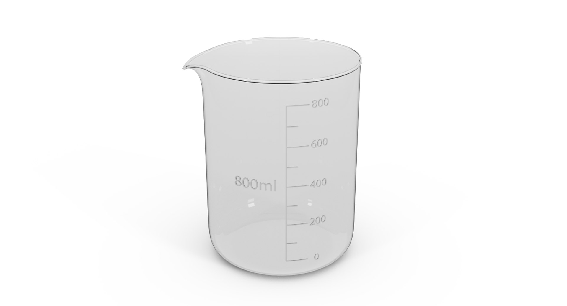 Beakers 3D Model - TurboSquid 1406328