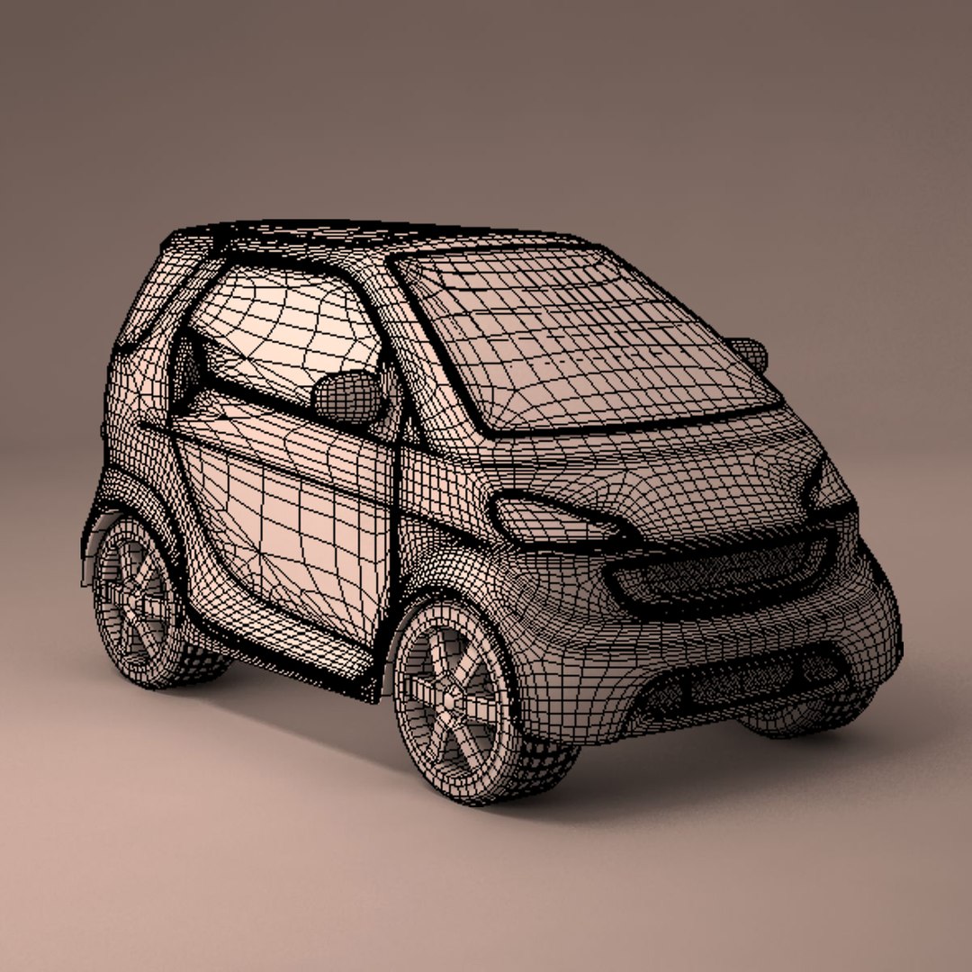 3d Model Smart Car