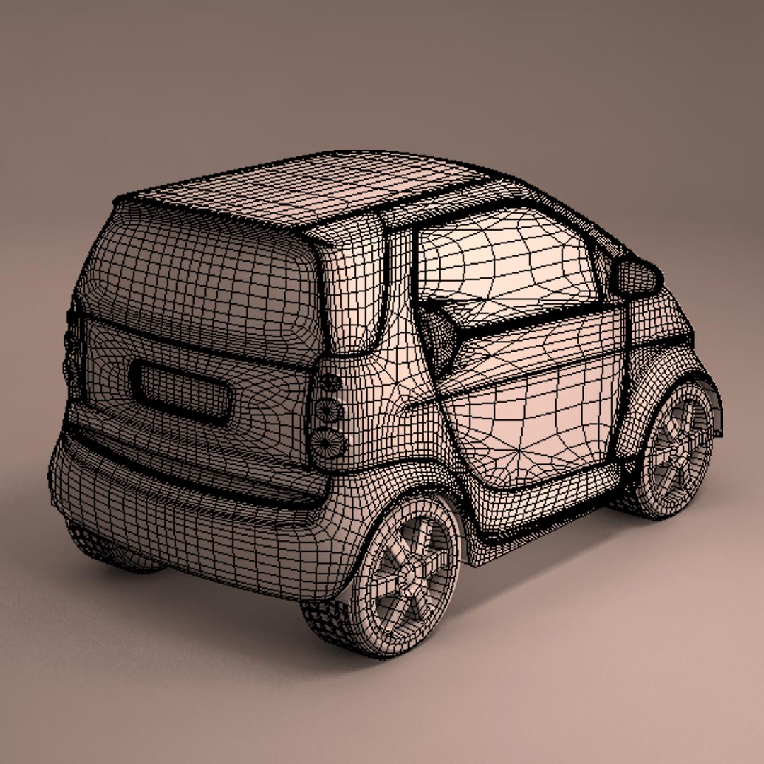3d Model Smart Car