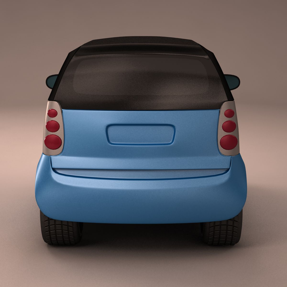 3d model smart car