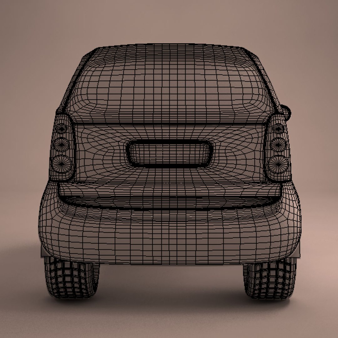 3d Model Smart Car