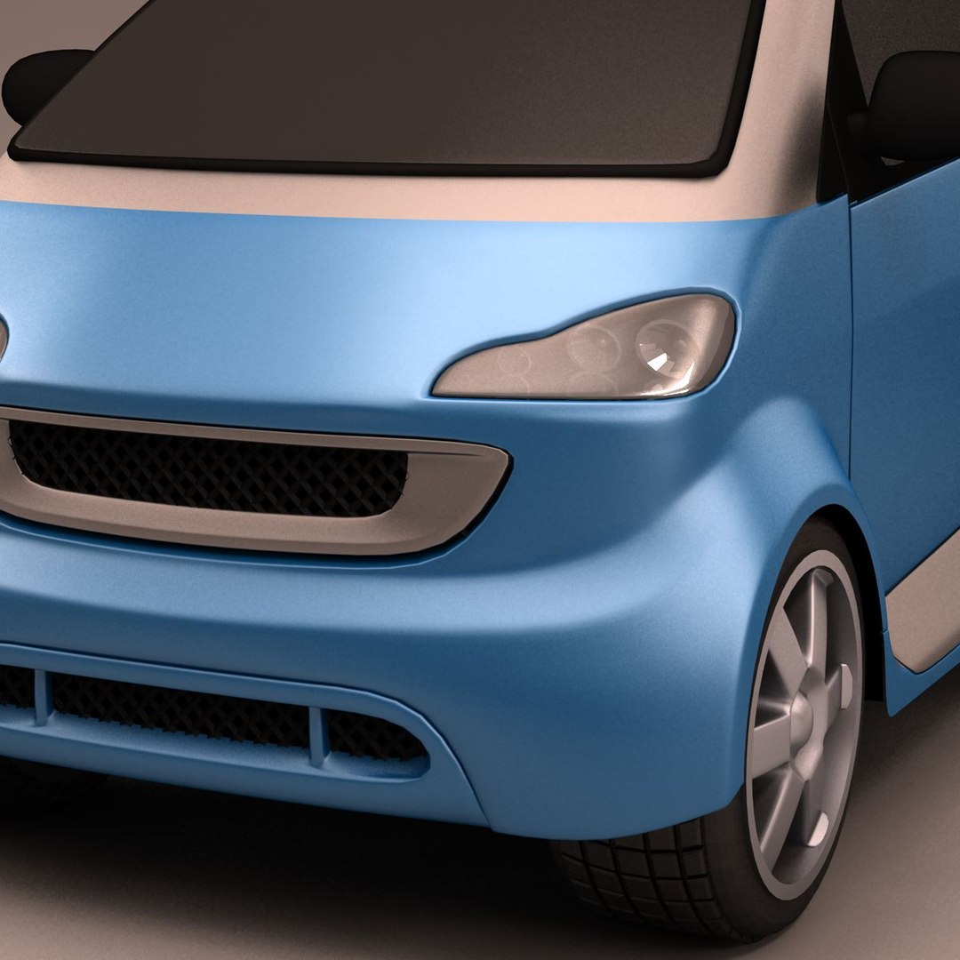3d Model Smart Car