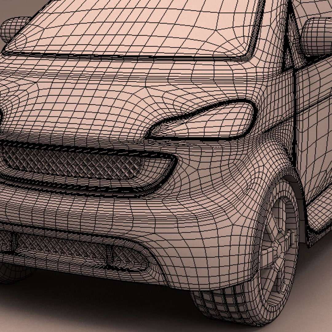 3d Model Smart Car
