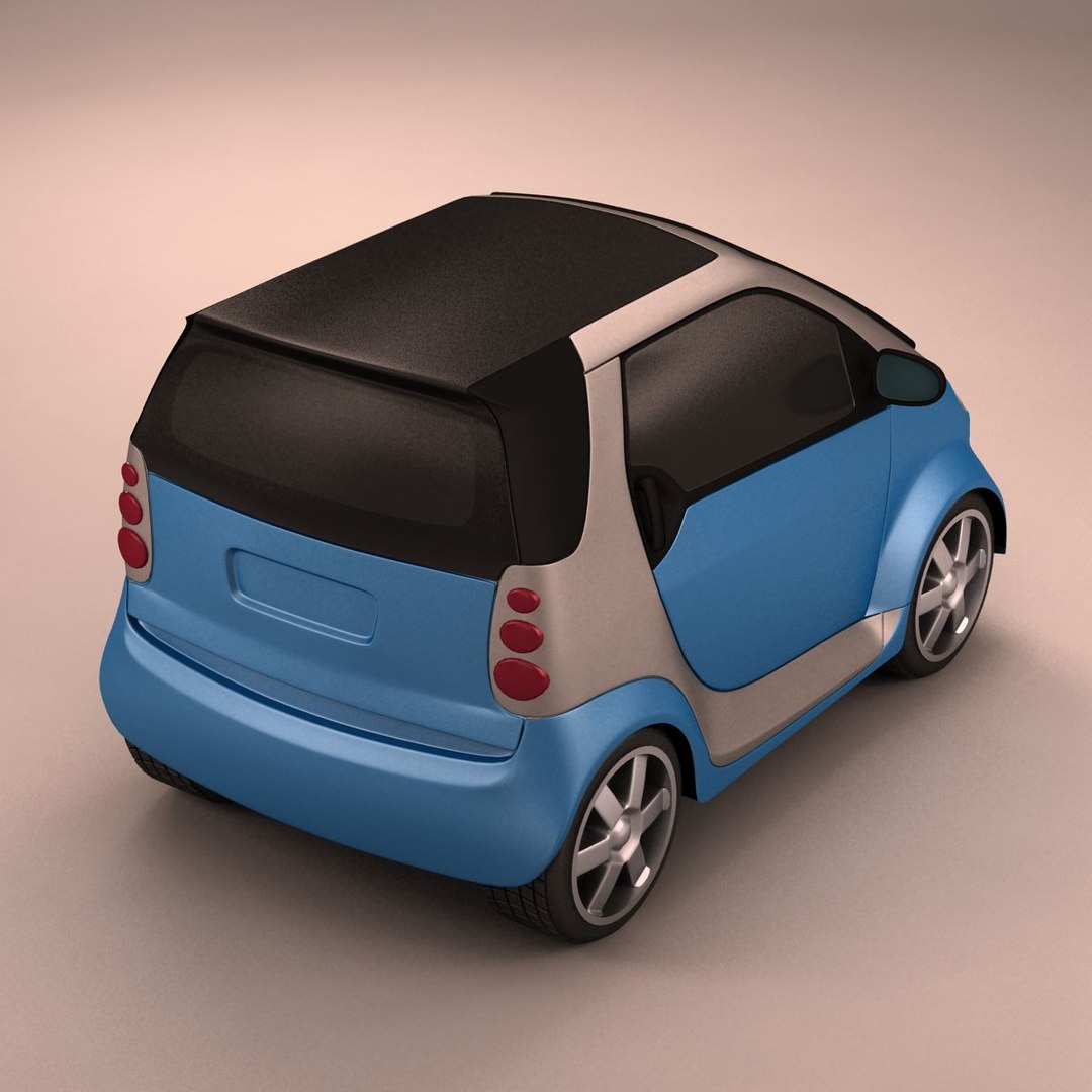3d Model Smart Car