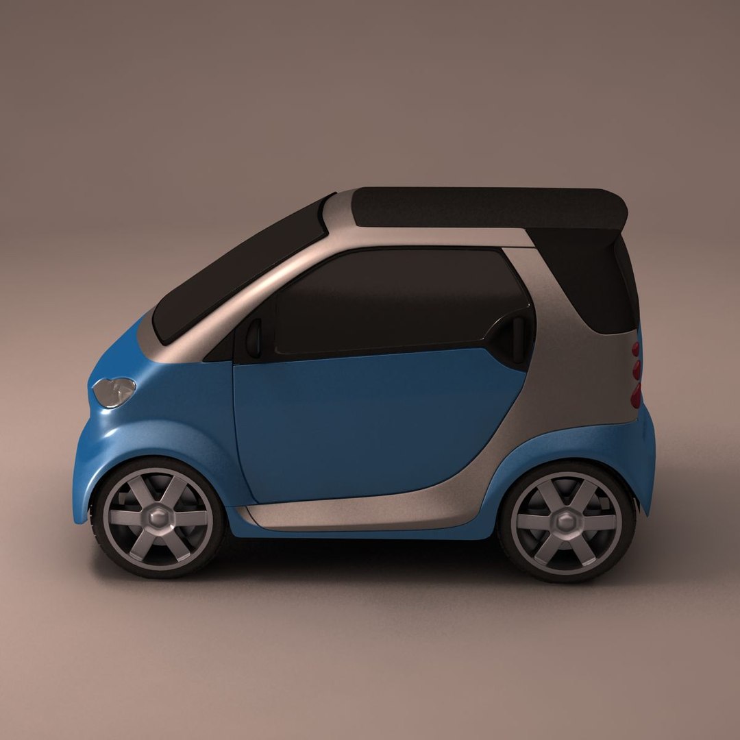 3d Model Smart Car
