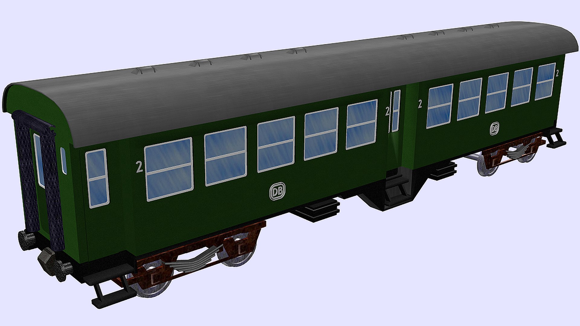 3D Passenger Rail Car - Schnellzugwagen - TurboSquid 1815967